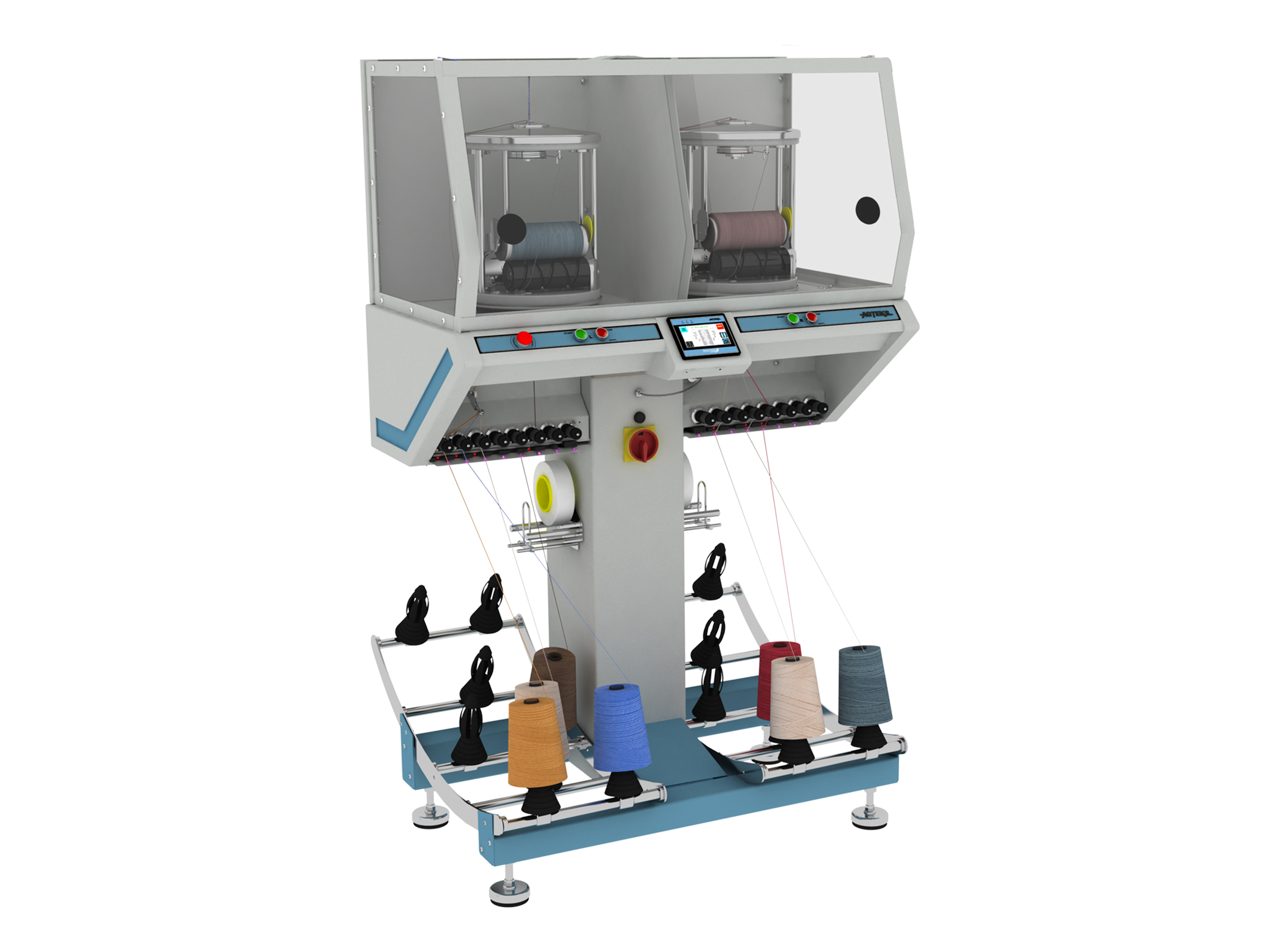 เครื่องบิดตีเกลียวเส้นใยชนิดต่างๆ (DirecTwist) ยี่ห้อ AGTEKS รุ่น 2C6