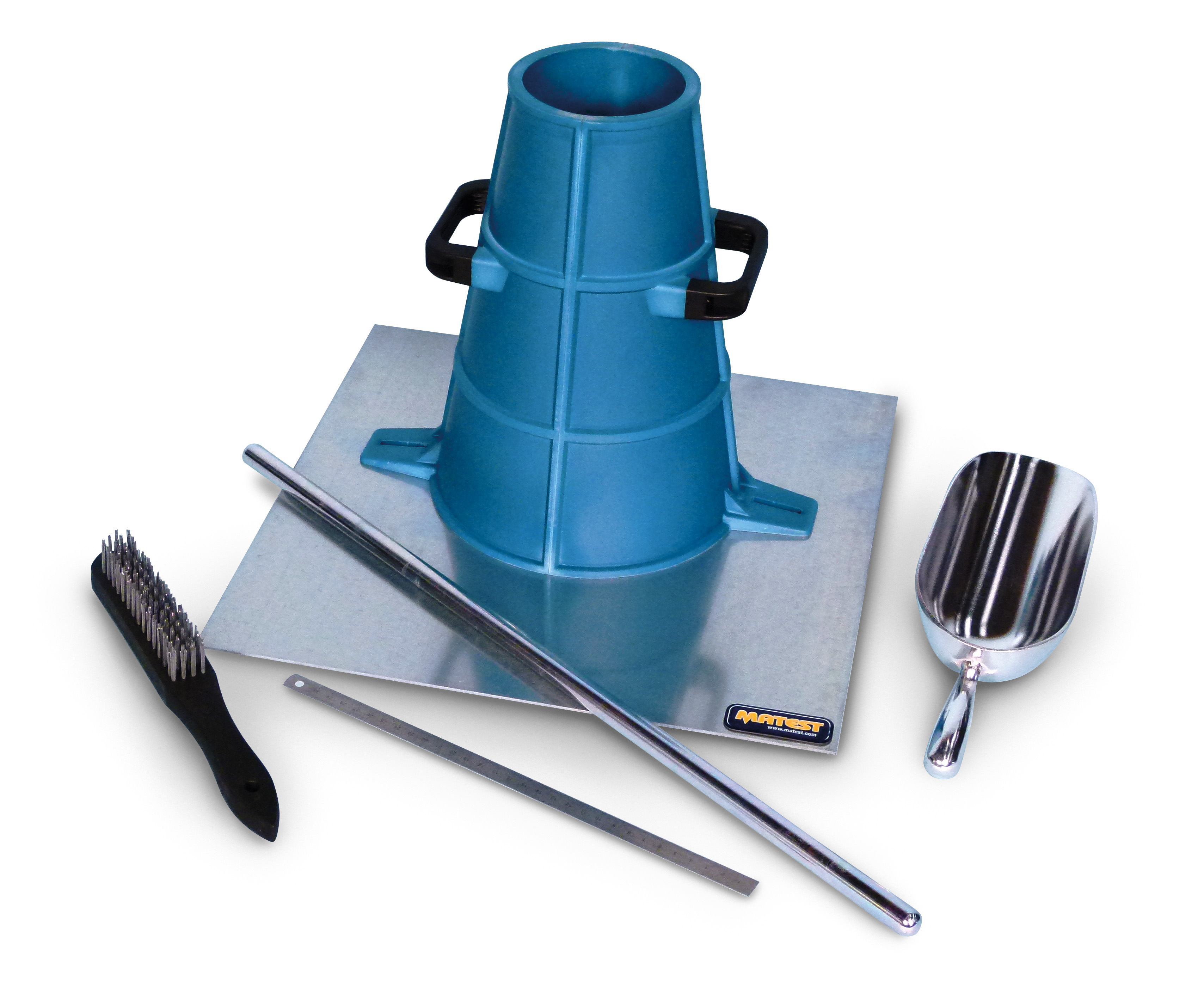 ชุดทดสอบความข้นเหลวของคอนกรีต (SCC - Slump Cone Test Sets) ยีห้อ Matest
