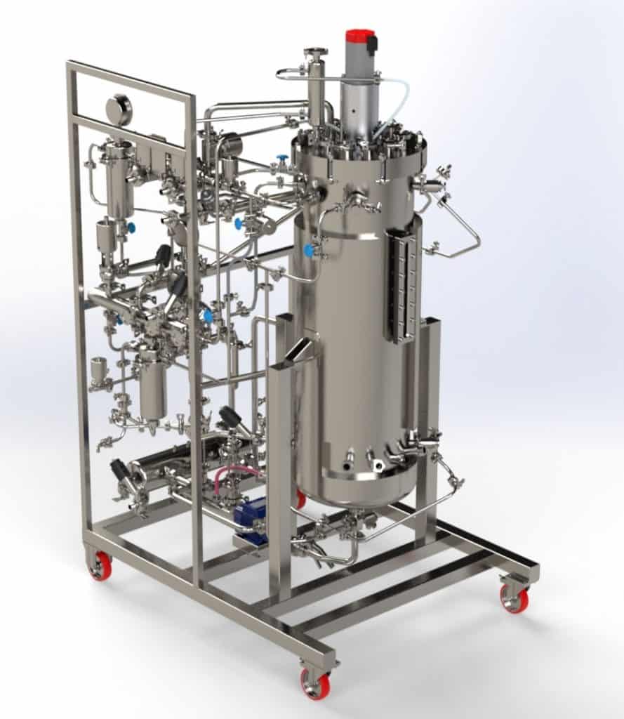 SIP/CIP Pilot 20-500L Bioreactors and Fermenters
